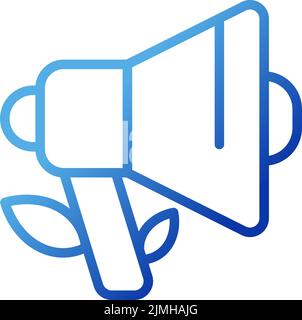 Marketing strategy pixel perfect gradient linear vector icon Stock ...