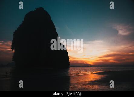 cave on Ton Sai beach Krabi Thailand Stock Photo - Alamy