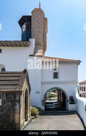 Bidart in the Basque Country, the Notre-Dame-de-l’Assomption church in ...