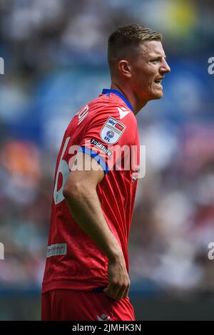 Scott Wharton #16 of Blackburn Rovers in action during the game Stock ...