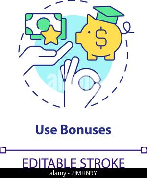 infographic bonus color icon vector illustration Stock Vector Image ...