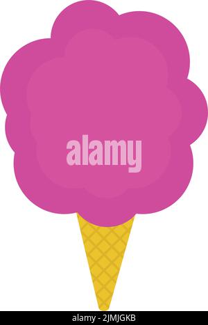 Cotton candy icon linear vector graphics sign or symbol set for web app ...