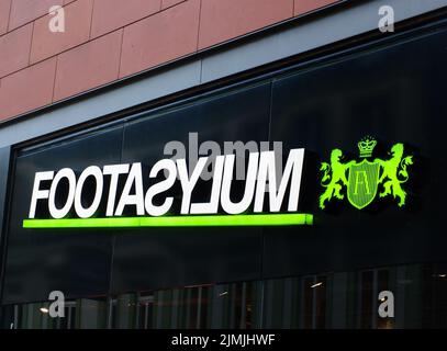 Footasylum Clothing Shop sign And Logo Stock Photo - Alamy