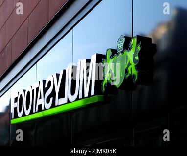 Footasylum Clothing Shop sign And Logo Stock Photo - Alamy