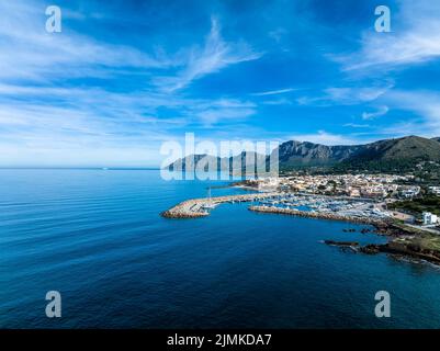 The coast of Mallorca Island near Sant Elm, the Balearic Islands in the ...