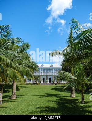 Le Chateau de Bel Ombre Mauritius, old castle in tropical garden in ...