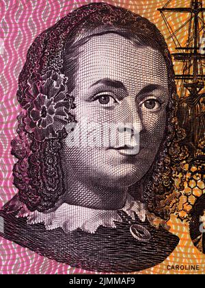 Caroline Chisholm portrait from Australian money Stock Photo - Alamy