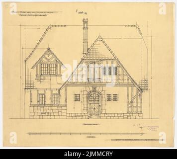 Messel Alfred (1853-1909), Villa Dotti, Berlin-Grunewald (1898-1898 ...