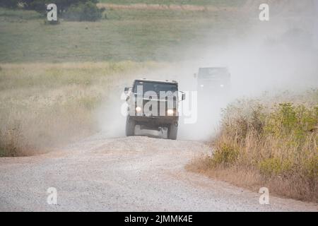 Pinzgauer 6x6 High-Mobility All-Terrain Vehicle fire engine, Douglas ...