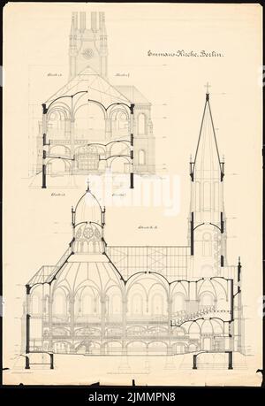 Orth August (1828-1901), Emmauskirche, Berlin-Kreuzberg (1891): side ...