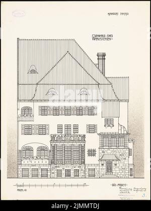 Behringer Wilhelm, residential building for an architect, Berlin (1909 ...