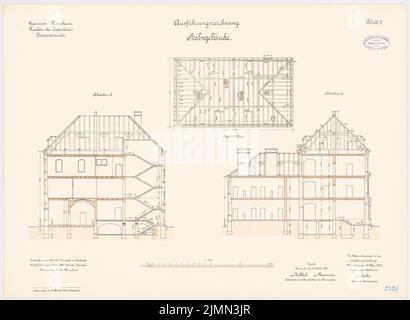 Jannasch, garrison of the infantry barrier in Mannheim. Residential ...