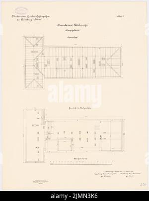 Unknown architect, jurisdiction in Lauenburg (1890): longitudinal ...
