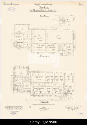 Wine League, garrison, officers' feed, Konstanz (1899-1900): S view 1: ...