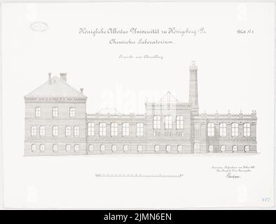 Kuttig Wilhelm, chemical laboratory of the Albertus University ...