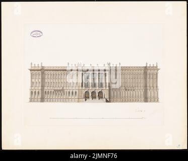 Lucae Richard (1829-1877), commercial academy in Berlin. 1st project ...