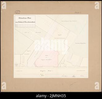 Lucae Richard (1829-1877), commercial academy in Berlin. 1st project ...