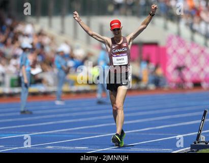 Evan DUNFEE of Canada wins the Men's 35 Kilometres Race Walk at the ...