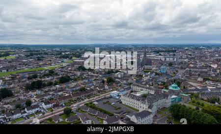 Limerick, Ireland 06-August,2022 view of city, pab facade, store ...