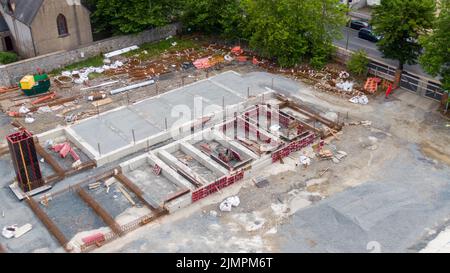 Limerick, Clare St., Ireland 06-August,2022 view of the new urban ...