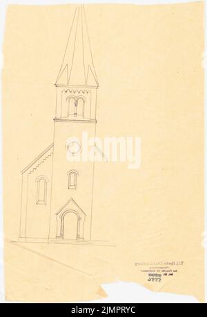 Lehmmübner Paul (1855-1916), church in Belsdorf (without dat.): Rosette ...