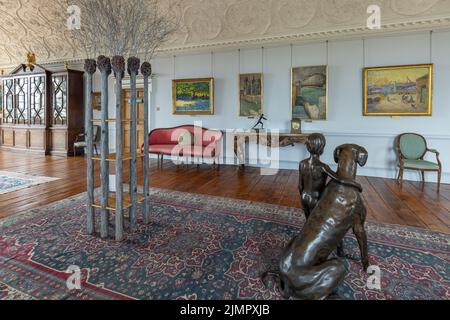 Interior of the 17th century Burton Agnes Hall, Driffield, Yorkshire ...