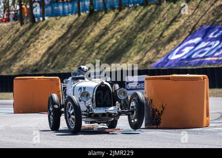 Bugatti demo during the WTCR - Race of Alsace Grand Est 2022, 7th round ...