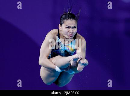 Malaysia’s Nur Dhabitah Binti Sabri in action during the Women’s 3m ...