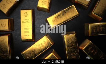 Fine Gold Bars 1kg Stock Photo - Alamy