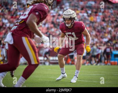 Washington Commanders linebacker David Mayo (51) during an NFL football ...
