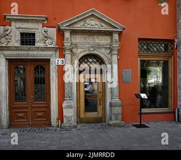 The pretty Ukrainian city of Lviv with its churches and palaces in the ...