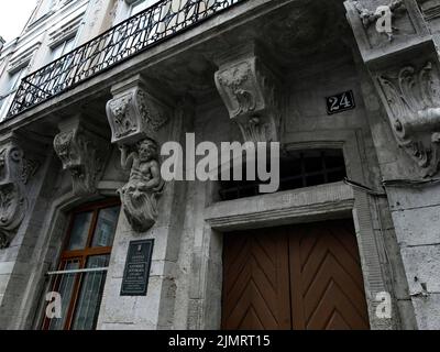 The pretty Ukrainian city of Lviv with its churches and palaces in the ...