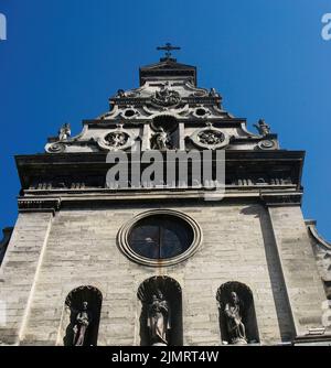 The pretty Ukrainian city of Lviv with its churches and palaces in the ...
