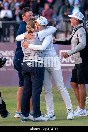 South Korea's In Gee Chun on the 3rd tee on day two of the 2025 AIG ...