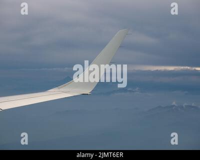 Wingtip winglet to improve aircraft drag Stock Photo - Alamy