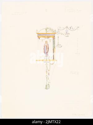 Scheppig Carl (1803-1885), Villa Spada in Rome (1835): View gusset with ...