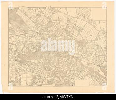 Unknown author, city map of Berlin 1860. On the project: August Orth ...