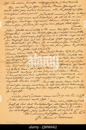 Tessenow Heinrich (1876-1950), letter to Count Luckner v. 12/30/1943 ...