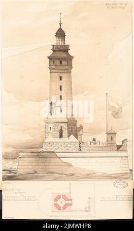 Rieth Otto (1858-1911), lighthouse. Monthly competition May 1884 (05. ...