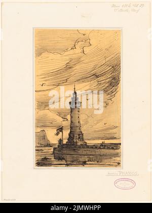 Rieth Otto (1858-1911), lighthouse. Monthly competition May 1884 (05. ...