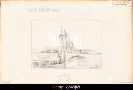 Hartung Hugo (1855-1932), bridge portal. Monthly competition June 1885 ...