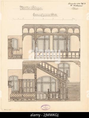 Hermann Muthesius (1861-1927): staircase. Monthly competition December ...