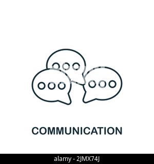 Communication icon. Monochrome simple Communication icon for templates ...