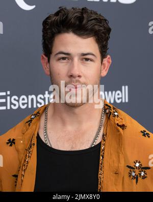 07 August 2022 - Los Angeles, California - Nick Jonas. Cedars-Sinai ...