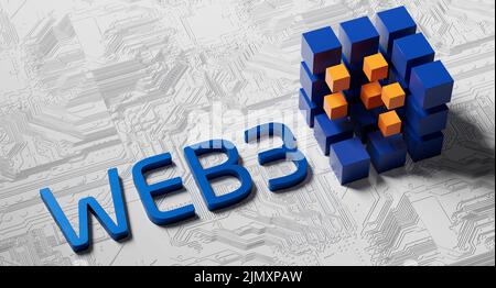 WEB3 next generation world wide web blockchain technology with ...