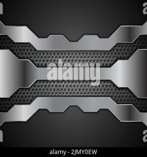 Abstract perforated metal concept background. Vector design Stock ...