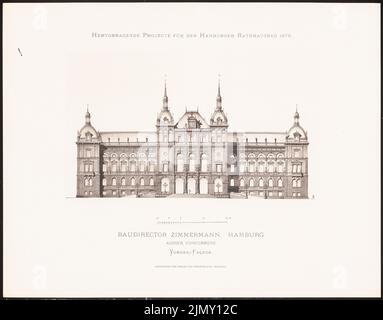 Zimmermann, excellent projects for the Hamburg town hall construction ...