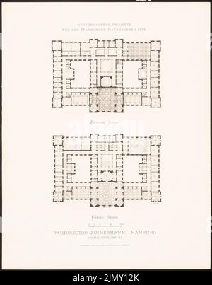 Zimmermann, excellent projects for the Hamburg town hall construction ...
