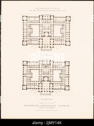 Zimmermann, excellent projects for the Hamburg town hall construction ...