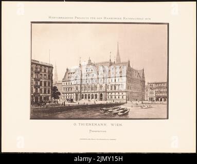 Thienemann Otto, excellent projects for the Hamburg town hall ...